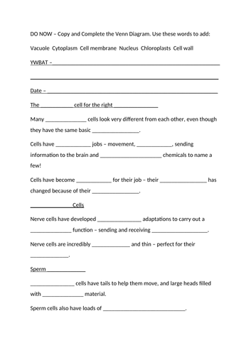 KS3 Science - Year 7: Organisms | Teaching Resources