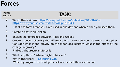 KS3 Science - Year 7: Forces | Teaching Resources