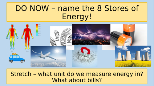 KS3 Science - Year 7: Energy | Teaching Resources