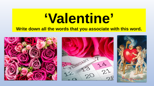'Valentine' - Carol Ann Duffy | Teaching Resources