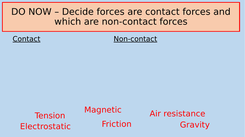 KS3 Science - Year 8: Forces | Teaching Resources