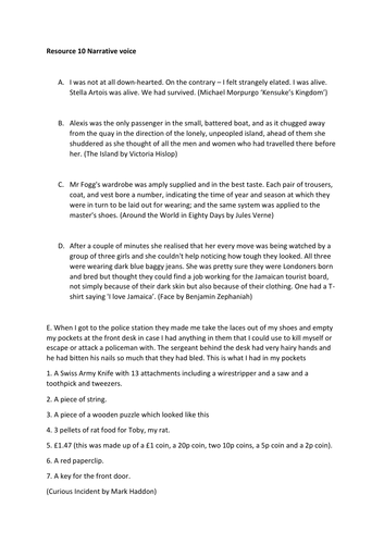 Middle School English: Creative Reading and Writing Unit for Grades 7-8 ...