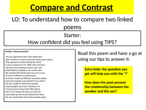 Unseen Poetry Unit | Teaching Resources