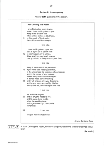 Unseen Poetry Unit | Teaching Resources