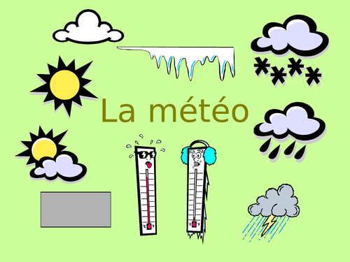 La météo - the weather | Teaching Resources