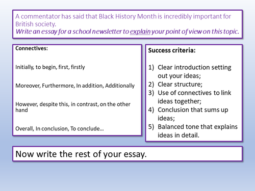 Eduqas Black History Month | Teaching Resources