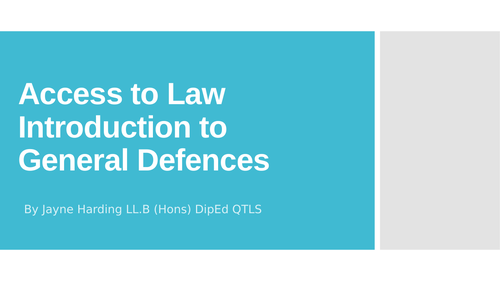 general defences powerpoint resource | Teaching Resources