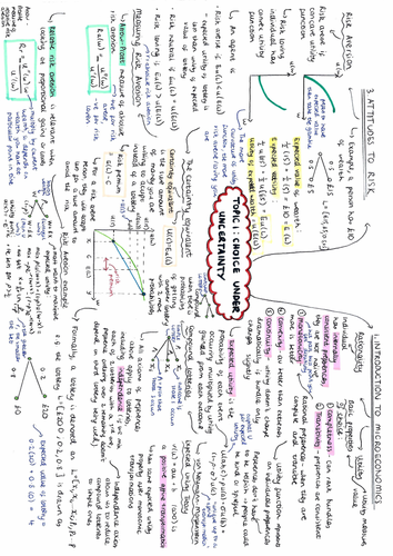EC202 Microeconomics Term 1 Mind Maps | Teaching Resources EC202 Microeconomics Term 1 Mind Maps | Teaching Resources