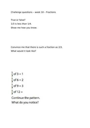 Year 2 - maths challenge questions | Teaching Resources