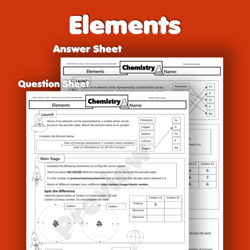 80 Homework Sheets Ultra Bundle GCSE Chemistry (AQA) | Teaching Resources