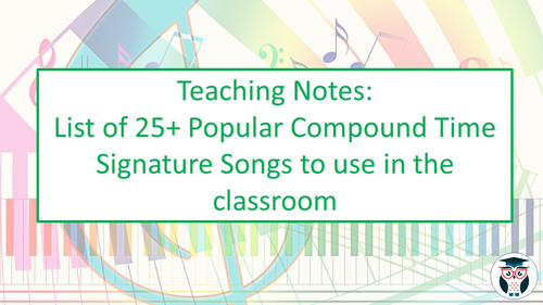 Compound Time – English Terminology - PowerPoint and Worksheets ...