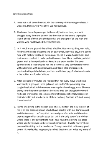 English Key Stage 3 Creative Writing Unit for Years 7-8 *NEW ...