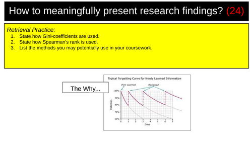 NEA Data Presentation | Teaching Resources