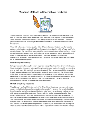 NEA Methods | Teaching Resources