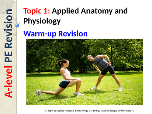 A-level PE EDEXCEL (Spec 2016) Warm-up | Teaching Resources