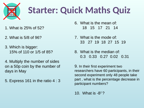 Sign Test lesson ppt and workbook | Teaching Resources