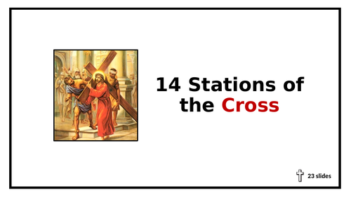 EASTER - 14 Stations of the Cross - The Way of The Cross | Teaching ...