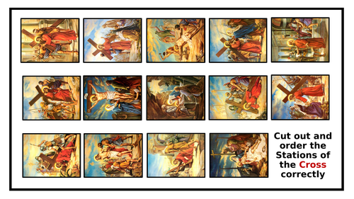 EASTER - 14 Stations of the Cross - The Way of The Cross | Teaching ...