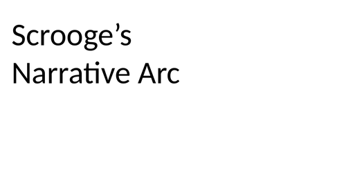 Scrooge's Redemption Arc - A Christmas Carol | Teaching Resources