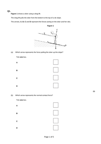Contact and Non Contact forces | Teaching Resources
