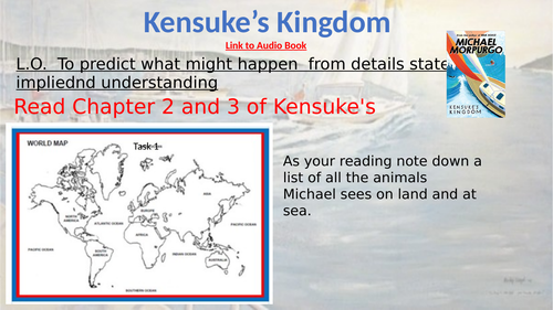Kensuke's Kingdom - Chapter 2 and 3 | Teaching Resources