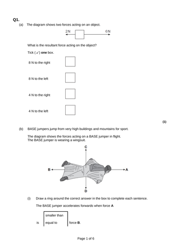 Newtons first law | Teaching Resources