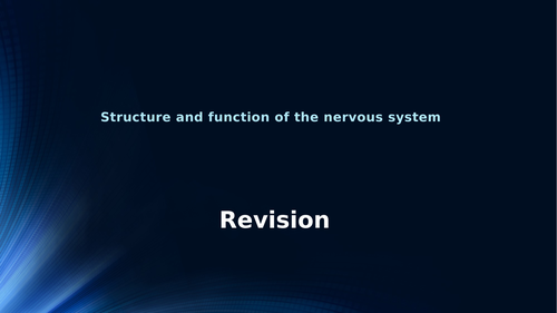 The nervous system, for GCSE/ IGCSE Psychology and Biology | Teaching ...