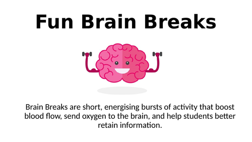 Maths, English and fun brain breaks | Teaching Resources