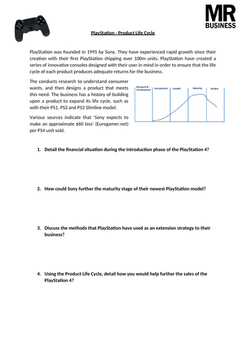 Product - Marketing Mix (4P's) with activity worksheets - Marketing ...
