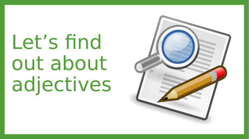 Adjectives KS2 PPT Lesson | Teaching Resources