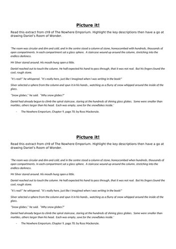 The Nowhere Emporium Book Study - Writing & Reading Units of Work ...