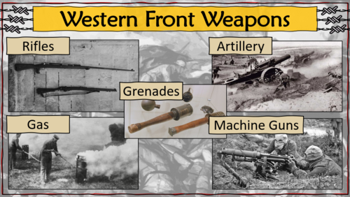 Medicine Western Front - Weapons Wounds & Injuries - GCSE History ...