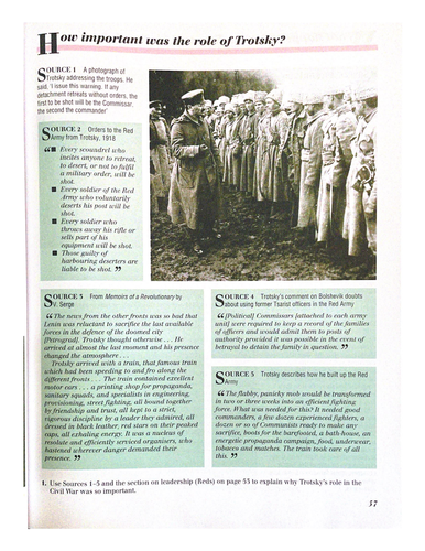 AQA Russia, 1894-1945: Russian Civil War | Teaching Resources