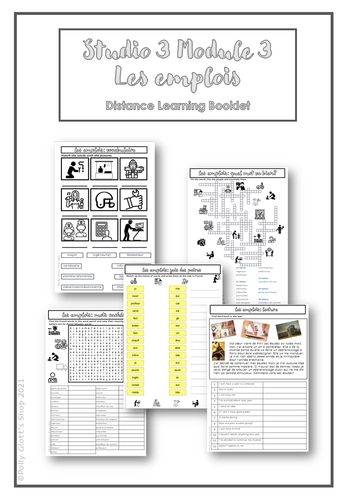 French Jobs Les Emplois | Teaching Resources