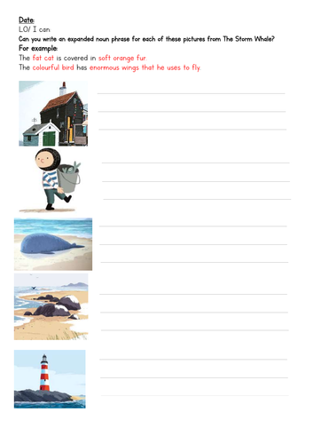 2-week unit based on The Storm Whale | Teaching Resources