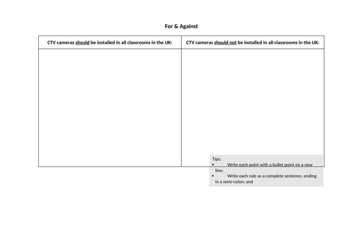 Year 5/6 English - Argument and Debate | Teaching Resources