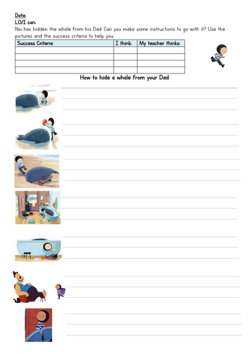 The Storm Whale Instructions Activity | Teaching Resources