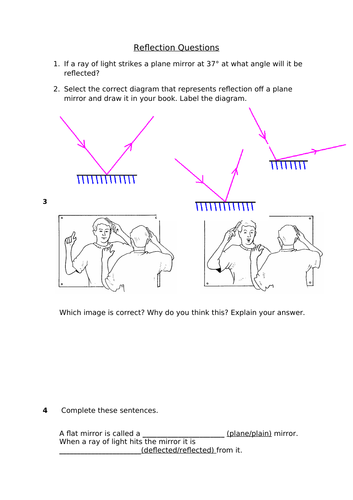 Reflection KS3 Activate Science | Teaching Resources