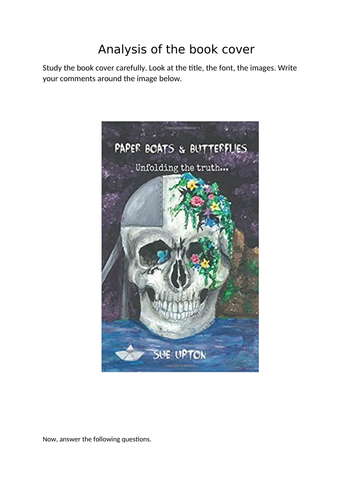 Analysis of a book cover | Teaching Resources