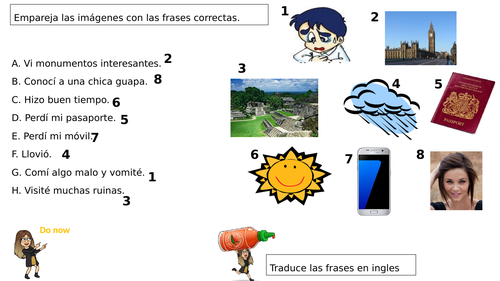 Viva 2 Module 1 Mis vacaciones (lessons + Sentence builders) | Teaching ...