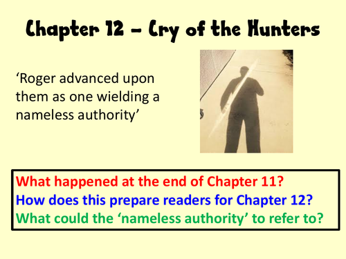 Lord of the Flies Chapter 12 | Teaching Resources