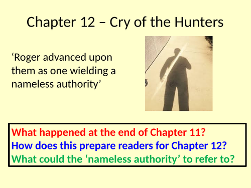 Lord of the Flies Chapter 12 | Teaching Resources