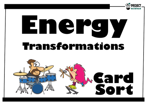 Energy Transformations Card Sort | Teaching Resources