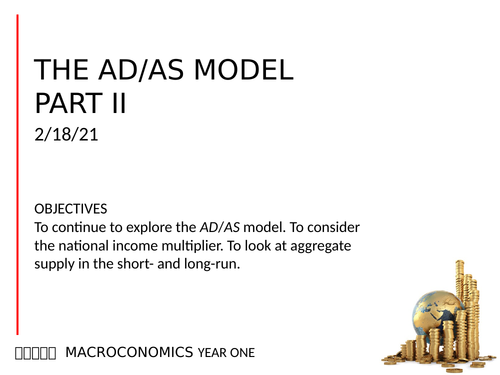 AQA AS-level Economics (new spec) Entire Year 1 Macroeconomics Course ...