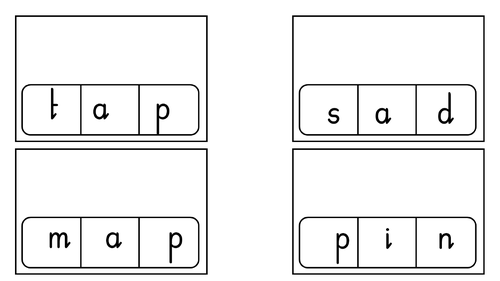 28 Phase 2 Phoneme Frames | Teaching Resources