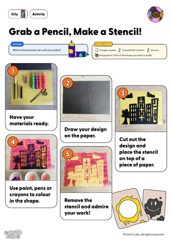 Activity - Grab a Pencil, Make a Stencil | Teaching Resources
