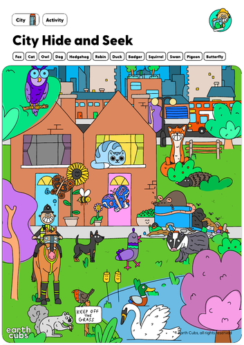 Activity - City Hide and Seek | Teaching Resources