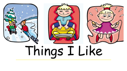 Things I Like EYFS | Teaching Resources