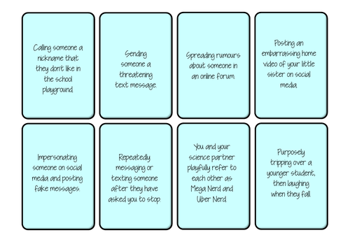 Cyberbullying | Teaching Resources
