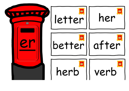 er digraph phonics activity | Teaching Resources